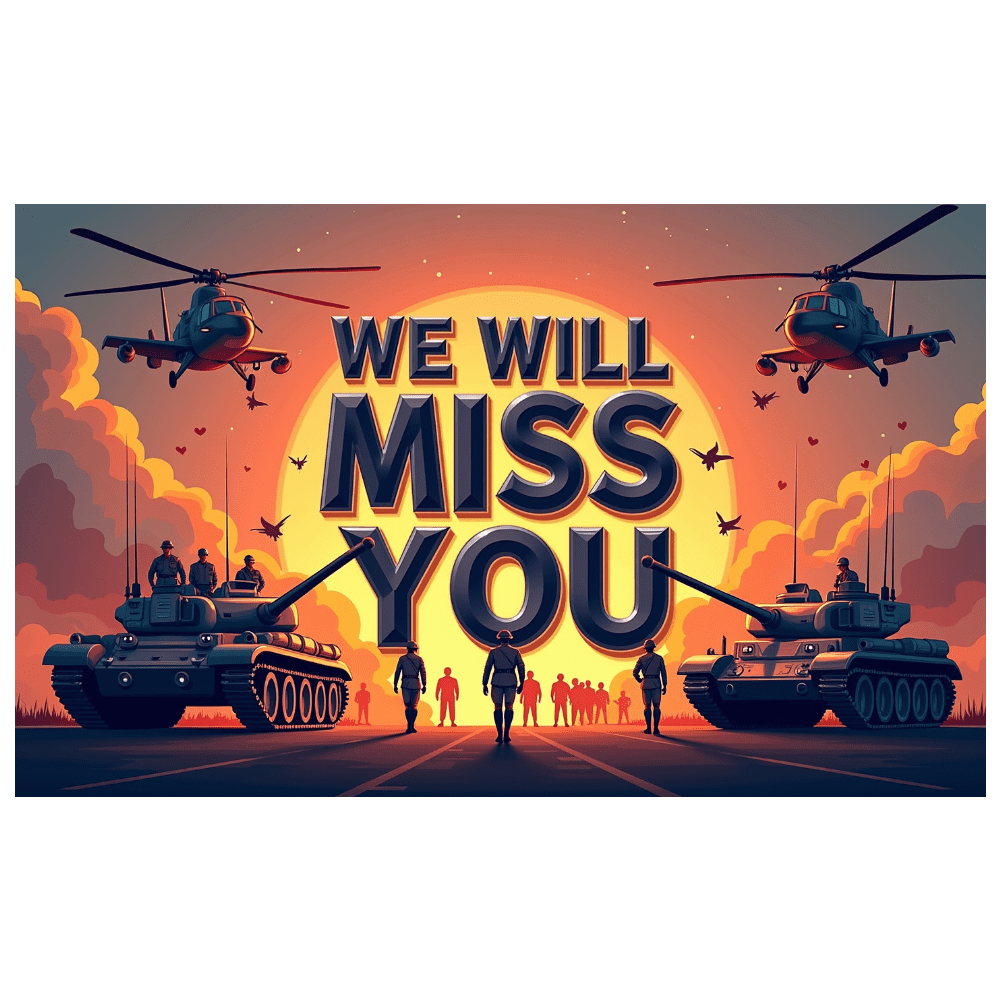 LUUFILx We Will Miss You Banner Farewell Party Decor Balloons Backdrop ...