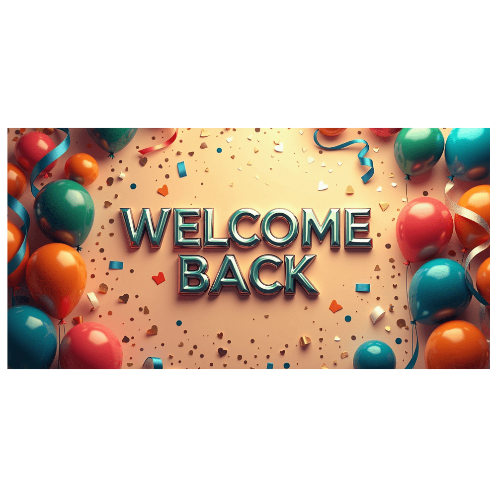 LUUFILx Welcome Back Banner for Office School Decorations with Balloons ...