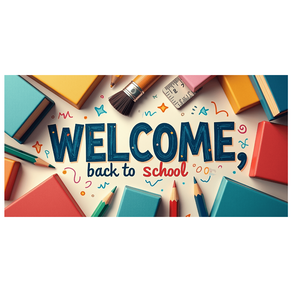 LUUFILx Welcome Back to School Banner Backdrop for Classroom Decor Kids ...