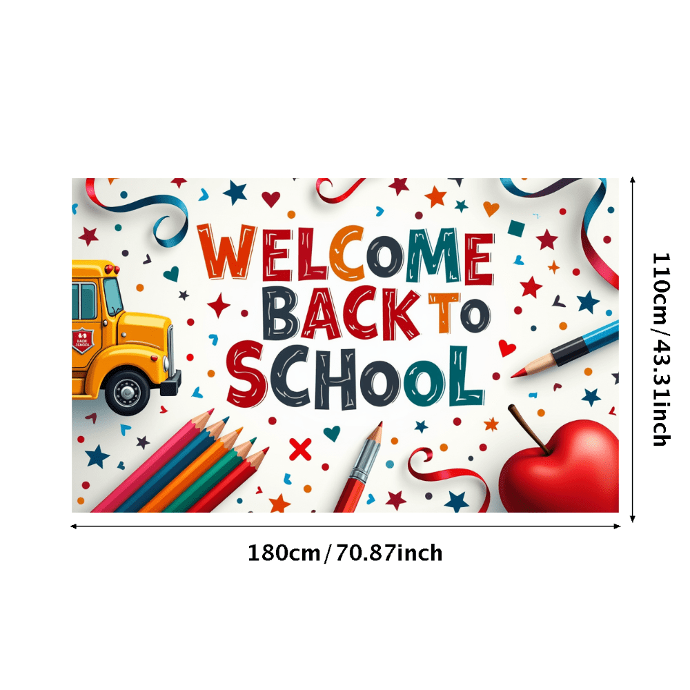 LUUFILx Welcome Back to School Banner Classroom Decorations for Party ...