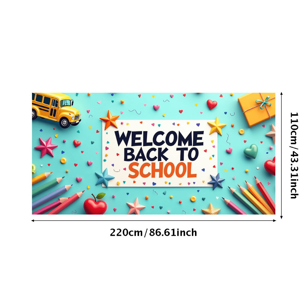 LUUFILx Welcome Back to School Banner Classroom Decorations for Party ...