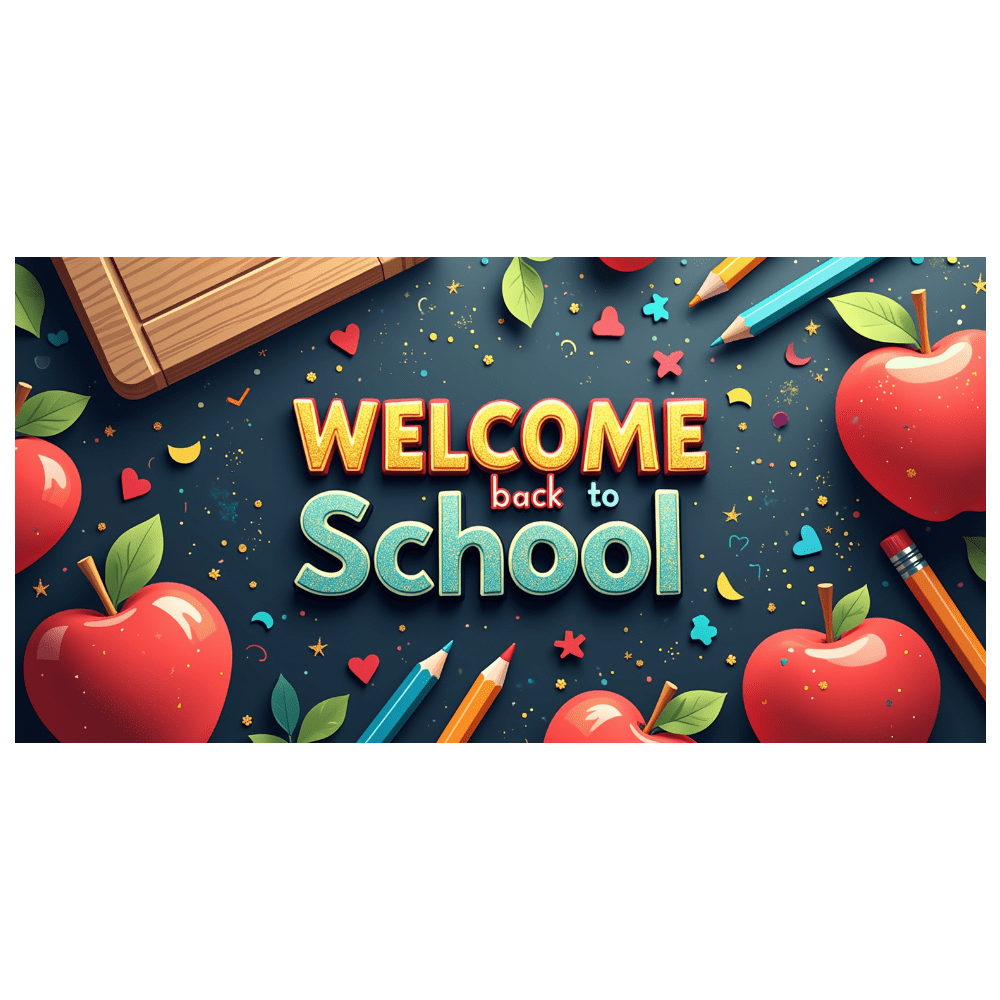 LUUFILx Welcome Back to School Banner Large Classroom Decorations Party ...