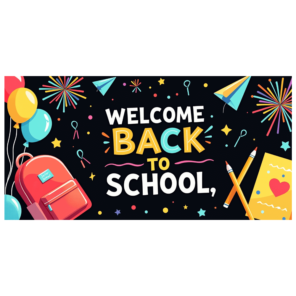 LUUFILx Welcome Back to School Banner Large Classroom Decorations Party ...
