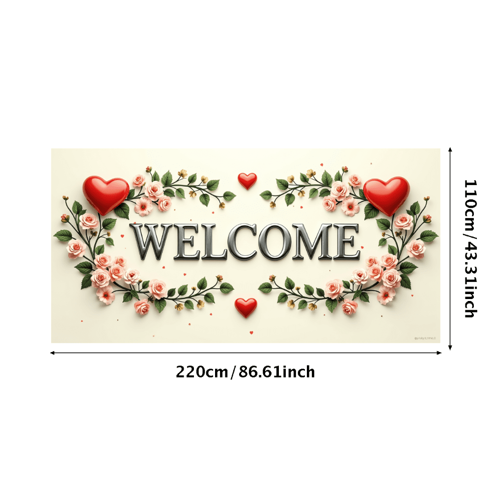 LUUFILx Welcome Backdrop Banner Vibrant Sunburst Design Perfect for ...