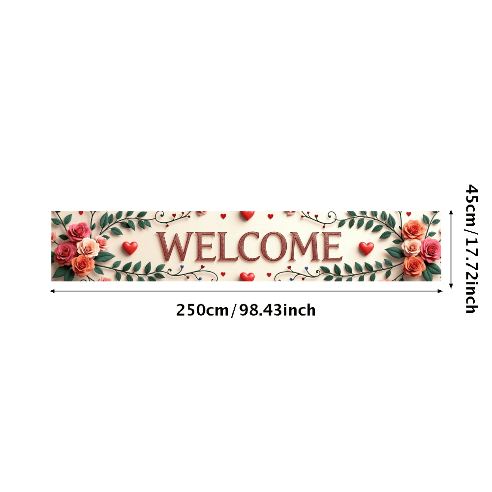 LUUFILx Welcome Backdrop Banner Vibrant Sunburst Design Perfect for ...