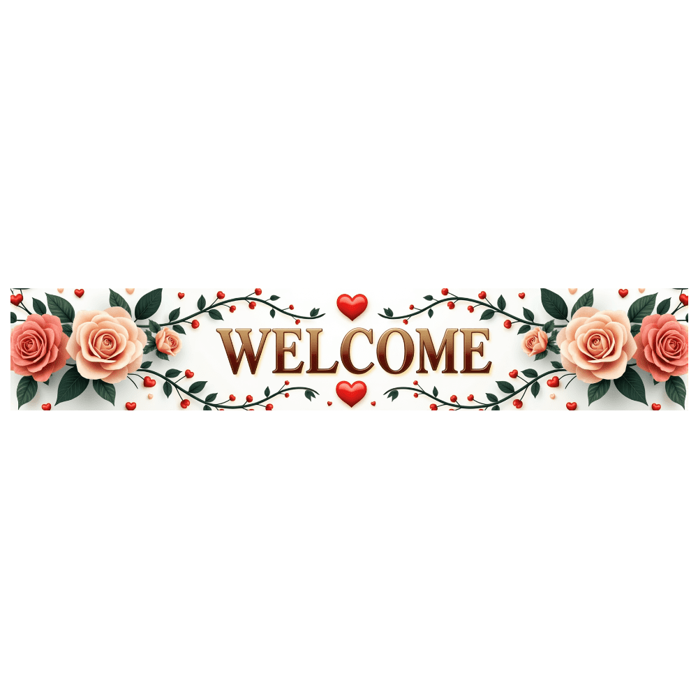 LUUFILx Welcome Backdrop Banner Vibrant Sunburst Design Perfect for ...