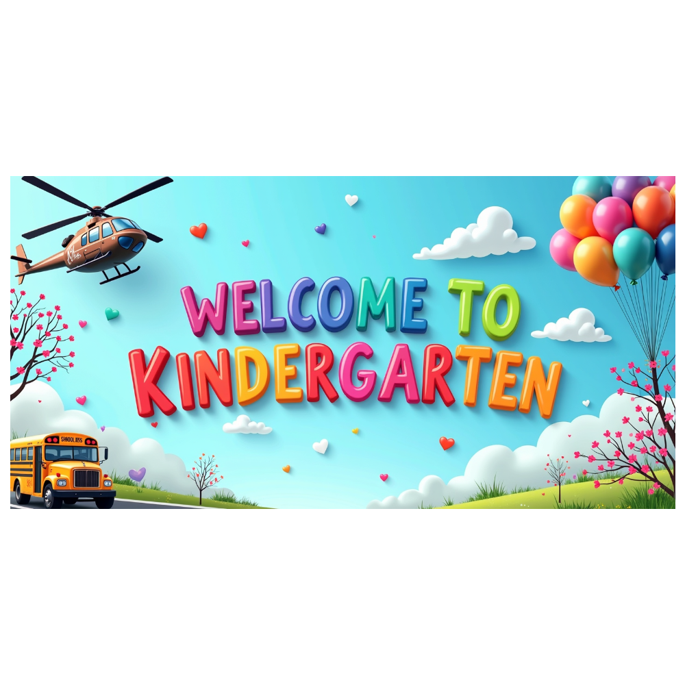 LUUFILx Welcome to Kindergarten Banner Kids School Party Decoration ...