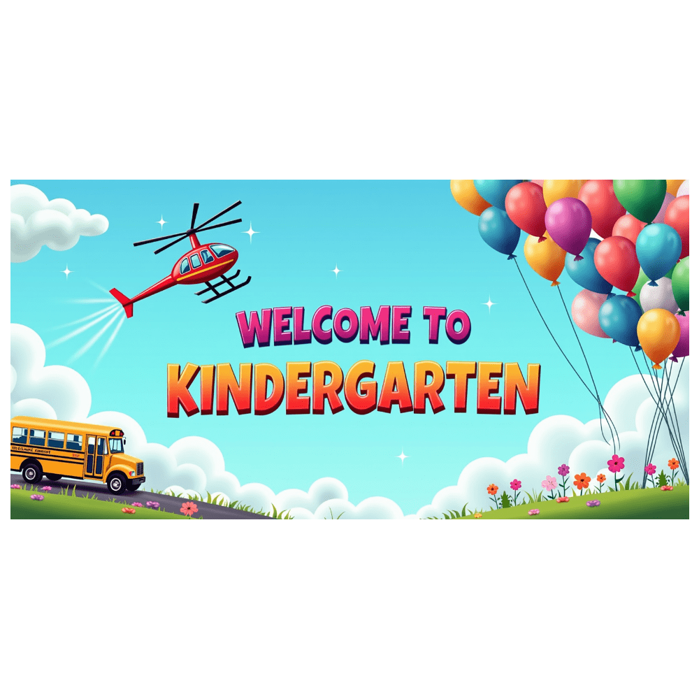LUUFILx Welcome to Kindergarten Banner Kids School Party Decoration ...