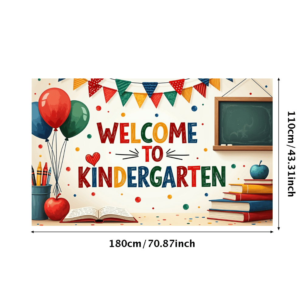 LUUFILx Welcome to Kindergarten Banner Kids School Party Decoration ...