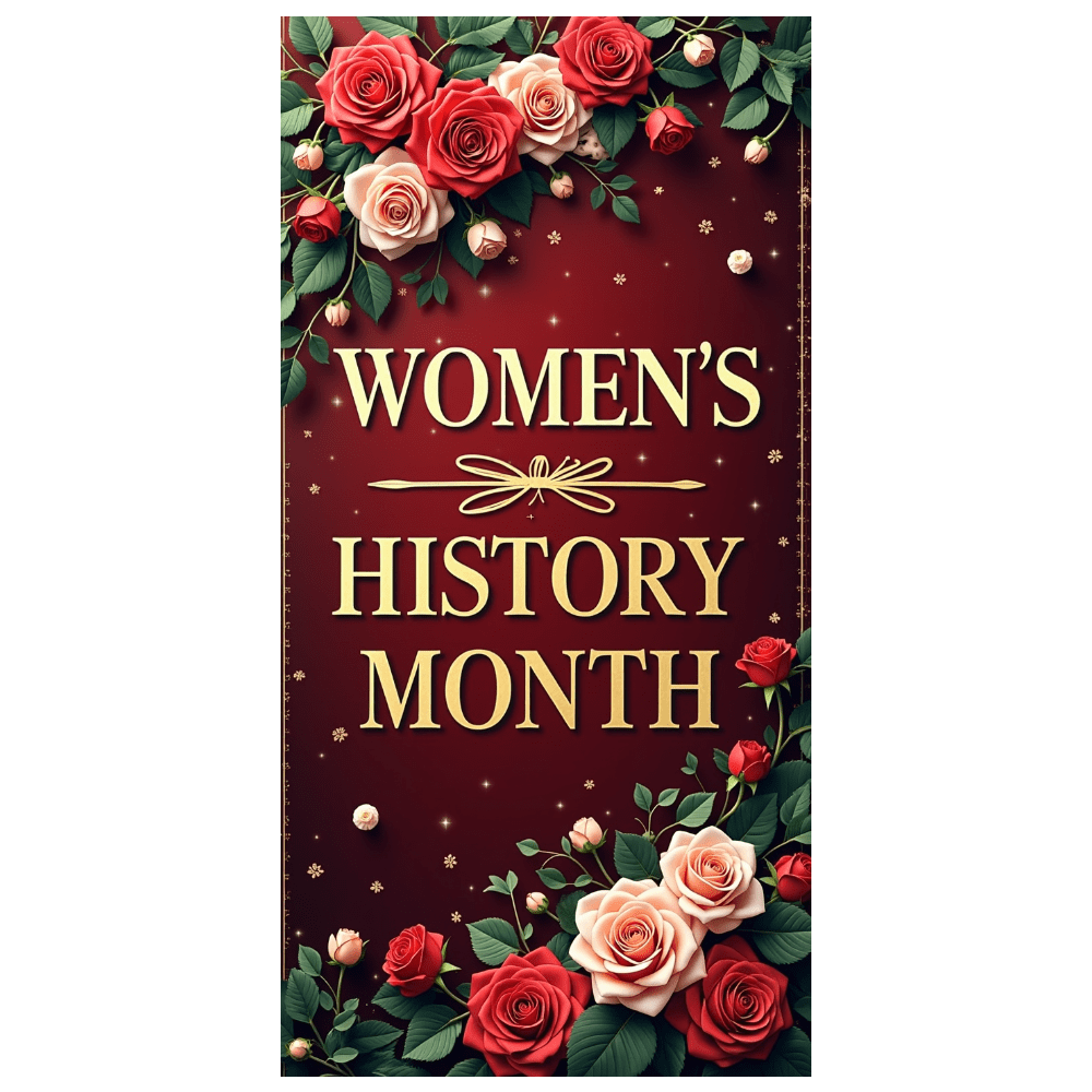 LUUFILx Women's History Month Celebration Backdrop Festive Banner Event ...