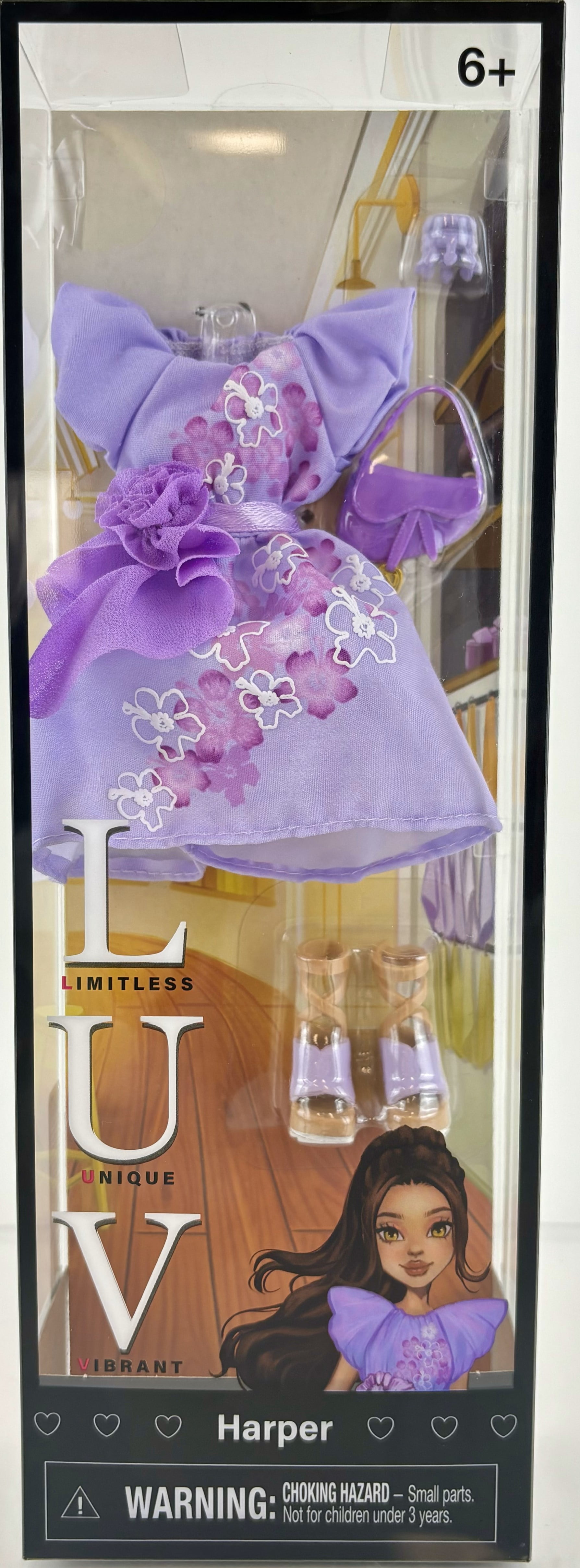 LUV Fashion Doll Accessory Pack - Harper Outfit for Ages 6+ - Walmart.com