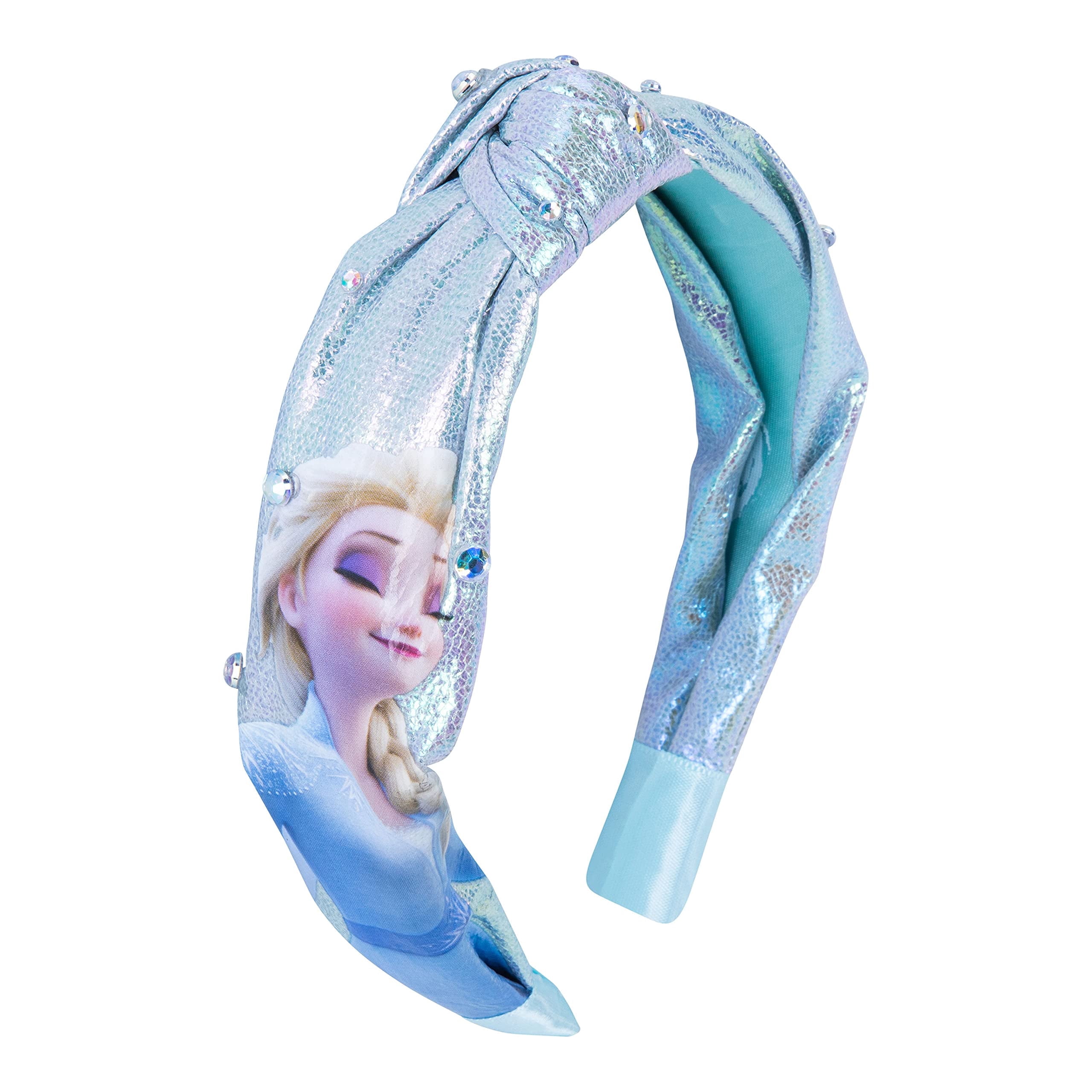 LUV HER Disney Frozen 2 Elsa Knot Headband with Diamonds, One Size ...