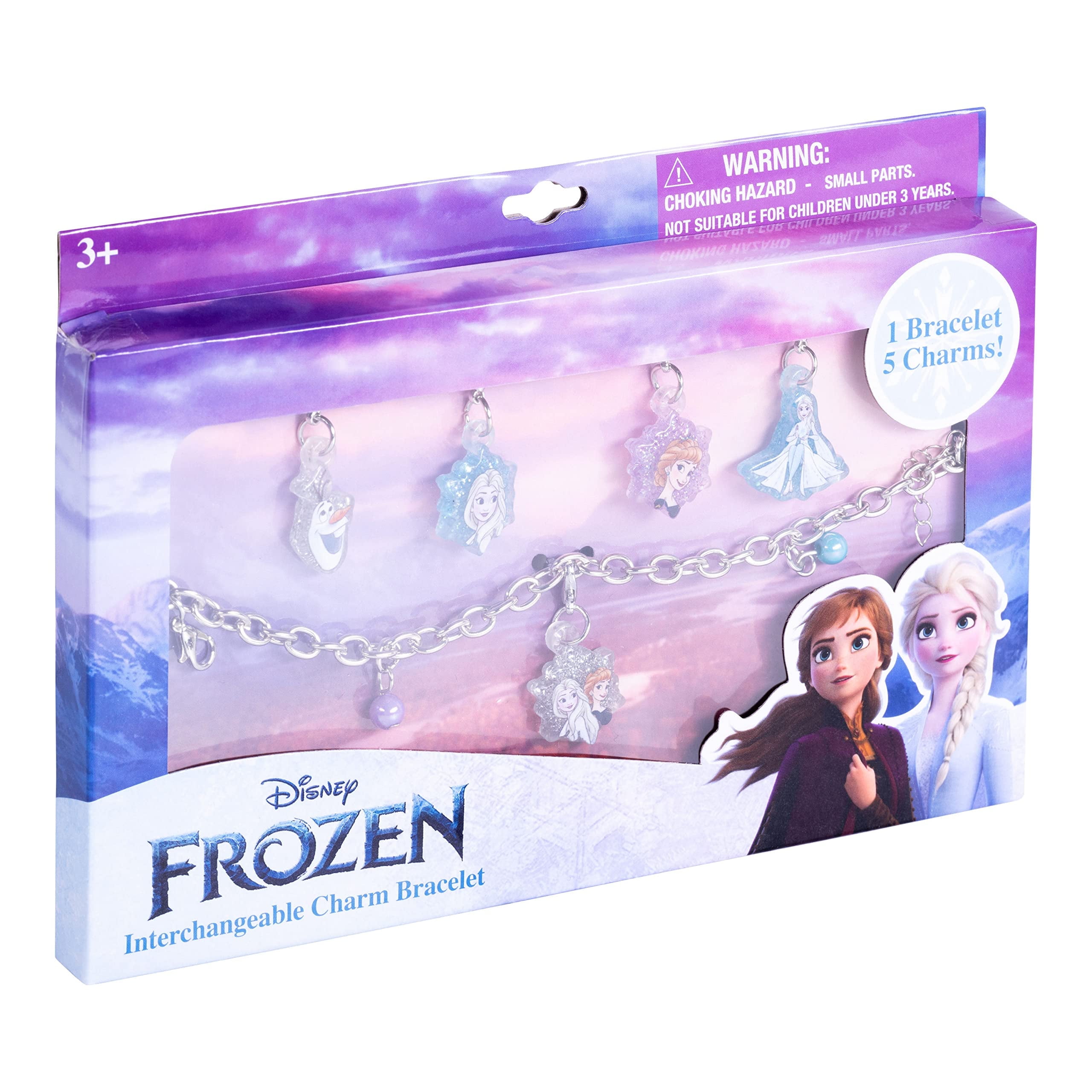 LUV HER Frozen Add A Charm Toy Bracelet and Costume Jewelry Box Set ...