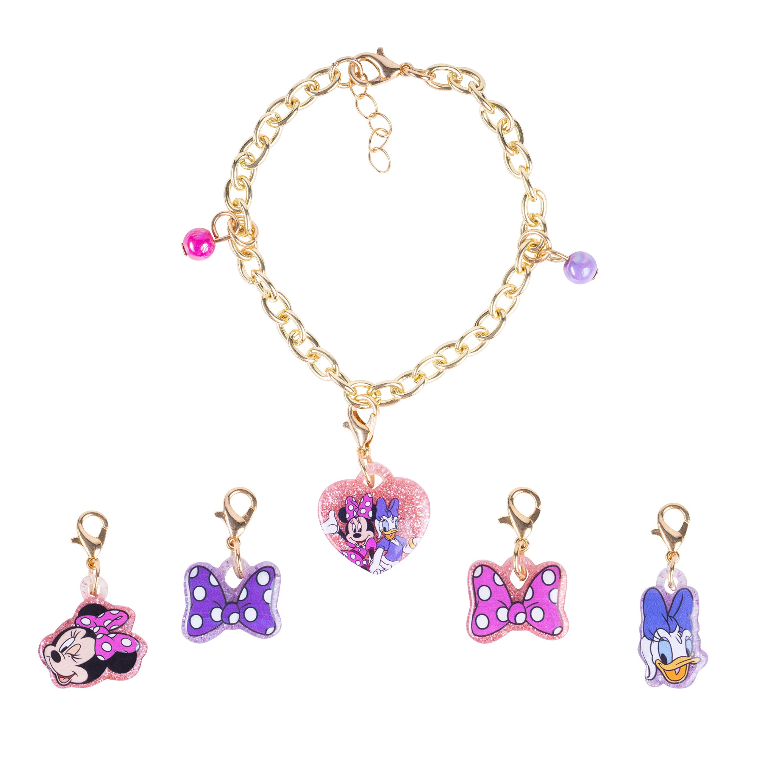 Luv Her Minnie Mouse Add A Charm Toy Bracelet And Costume Jewelry Box