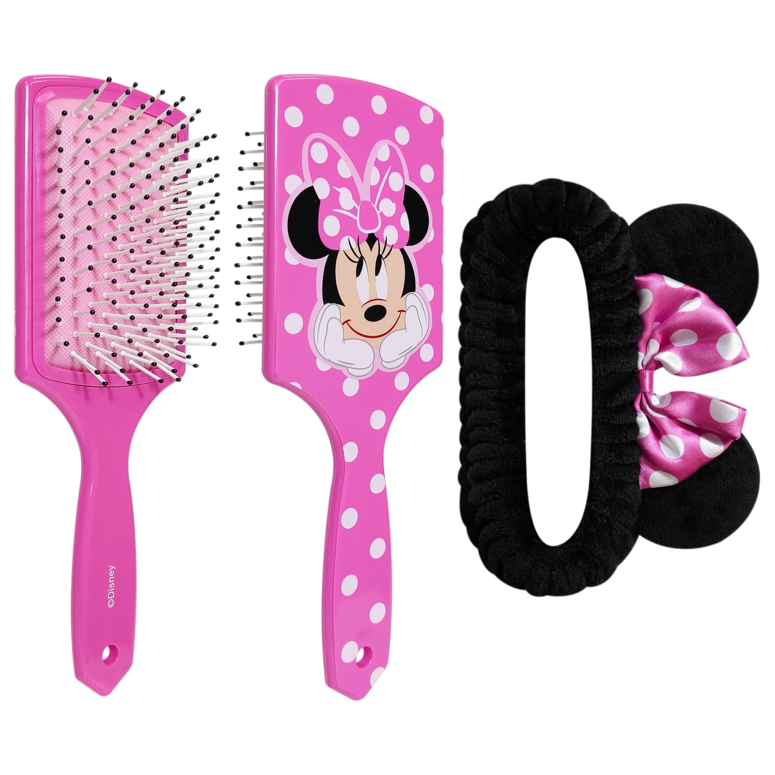 LUV HER Kids Hair Brush & Spa Headband Set for Girls - Features Disney ...