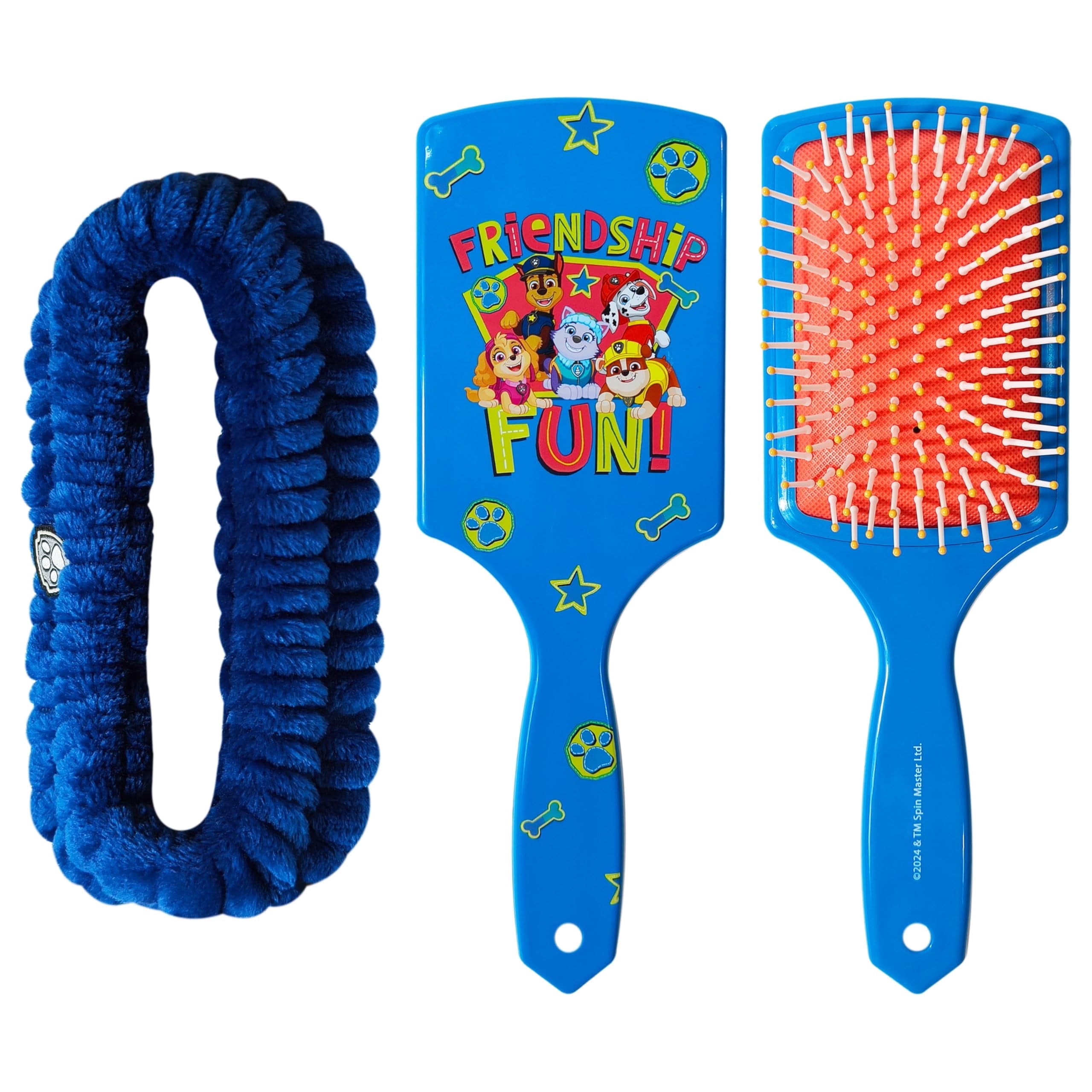 LUV HER Kids Hair Brush & Spa Headband Set for Girls - Features Paw ...