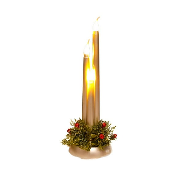 LUVCLS 2025 11.8-inch Flameless LED Candle, Simulated Flame Waxless ...