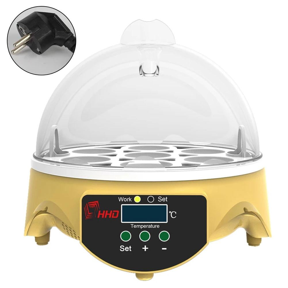 LUVCLS Kqinustyu Egg Incubator Automatic Hatching Eggs Machine 7 Egg ...