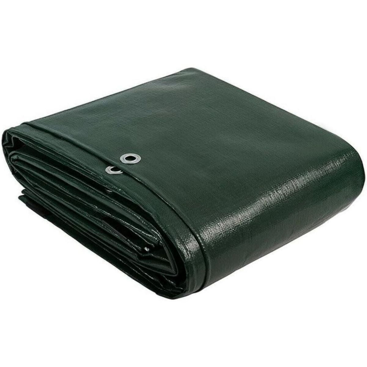 LUVCMFT 6*30ft Tarps Heavy Duty Waterproof, 5 Mil Green Poly Tarp Cover ...