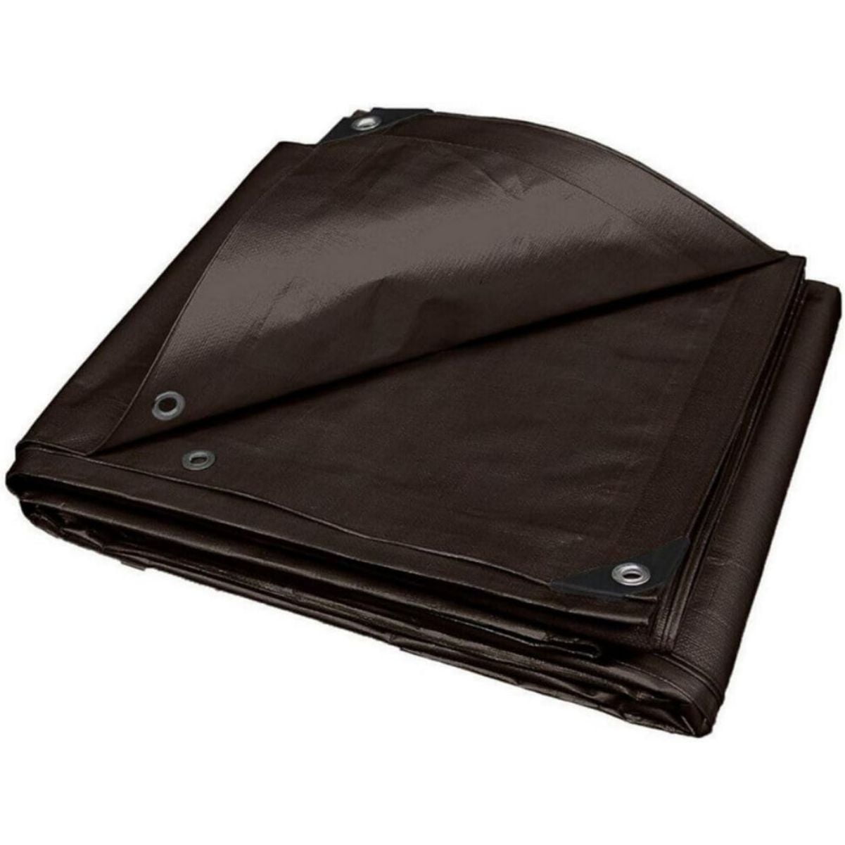 LUVCMFT 8*30ft Tarps Heavy Duty Waterproof, 16 Mil Brown Tarp Cover ...