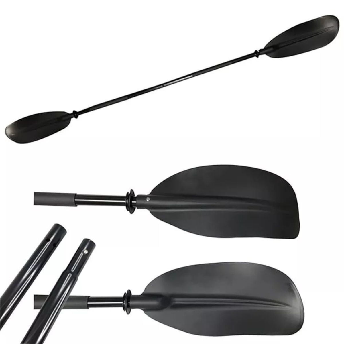 LUVCMFT 87.4in Aluminum Rod Boat Kayak Paddle Double-Ended Durable ...