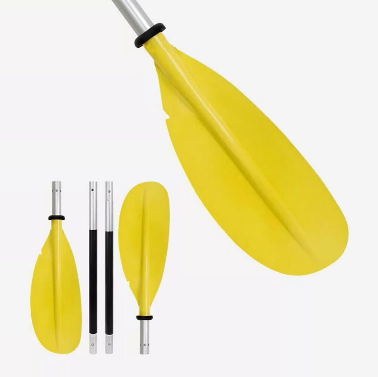 LUVCMFT 87inch Aluminum Kayak Canoe Paddle Double-Ended Detachable ...