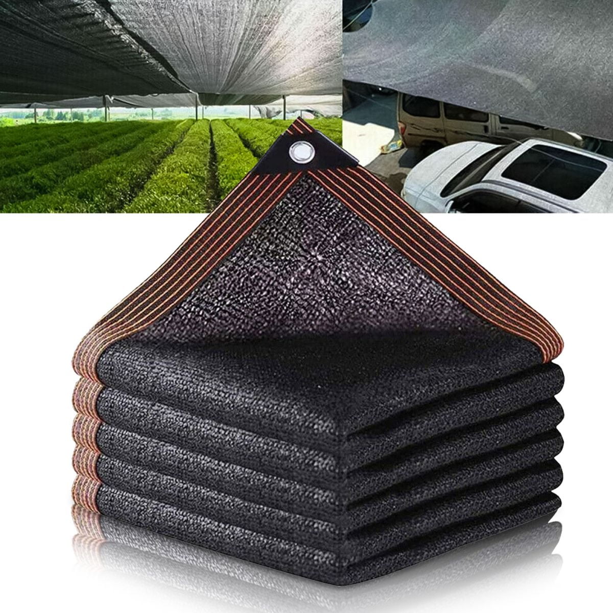 LUVCMFT 90% Sun Shade Cloth, 8.2x16.4ft Durable Mesh Net with ...