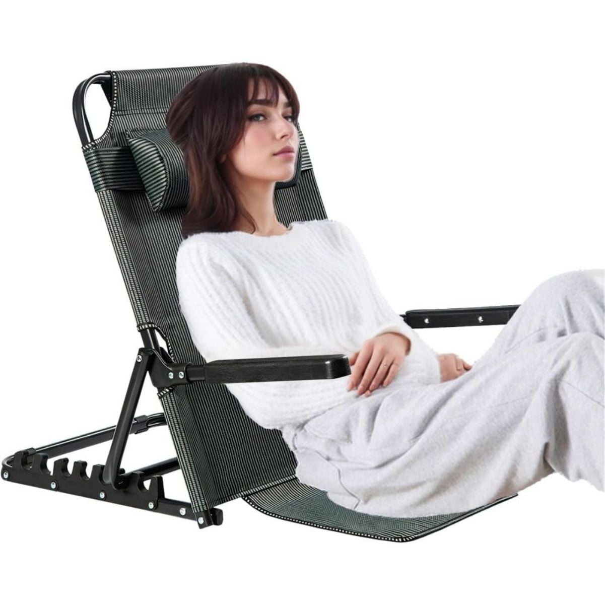 LUVCMFT Bed Backrest Support Bed Chair, Adjustable Bed Back Rest Sit Up ...