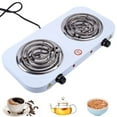 LUVCMFT Dual Burner Electric Hot Plate, 2000W Induction Stove, 110V ...