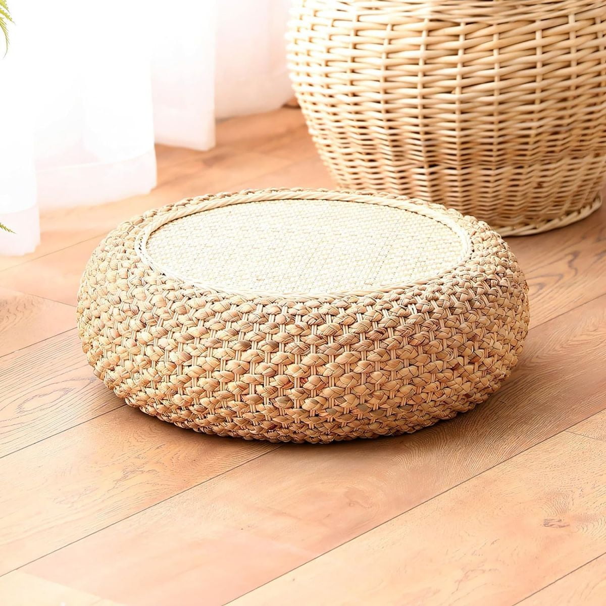 LUVCMFT Seat Cushion, Tatami Floor Pillow Sitting Cushion, Round ...