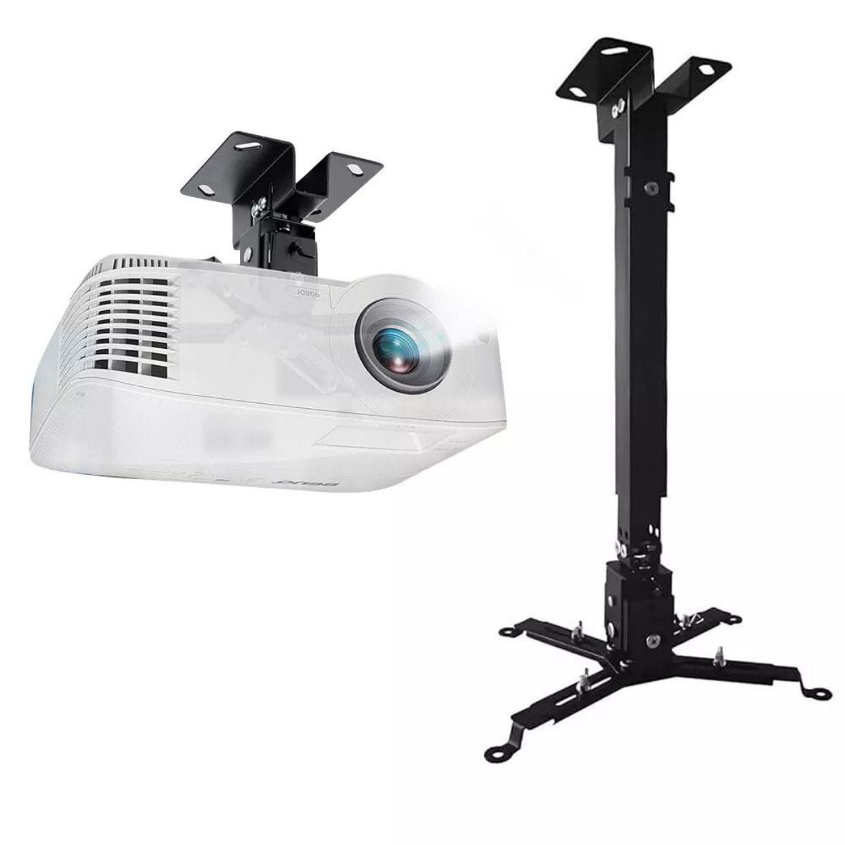 LUVCMFT Universal 90° HD Swivel Projector Mounts & Stands Ceiling Wall ...