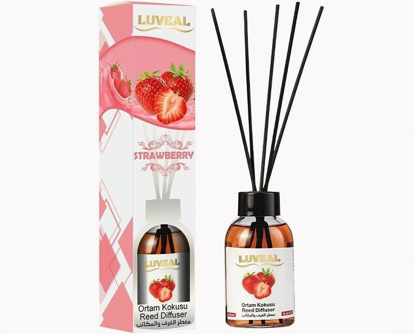 LUVEAL Diffuser Spirader of Essence 3.72 fl. oz/ 110ml - Strawberry - Walmart.com
