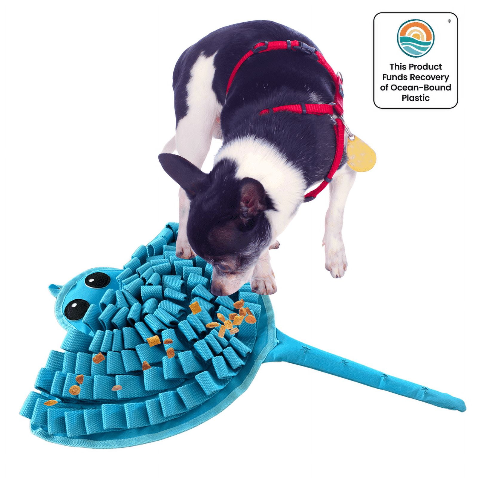 LUVMYFIDO Stingray Enrichment Foraging Snuffle Mat for Dogs, Dog Puzzle ...