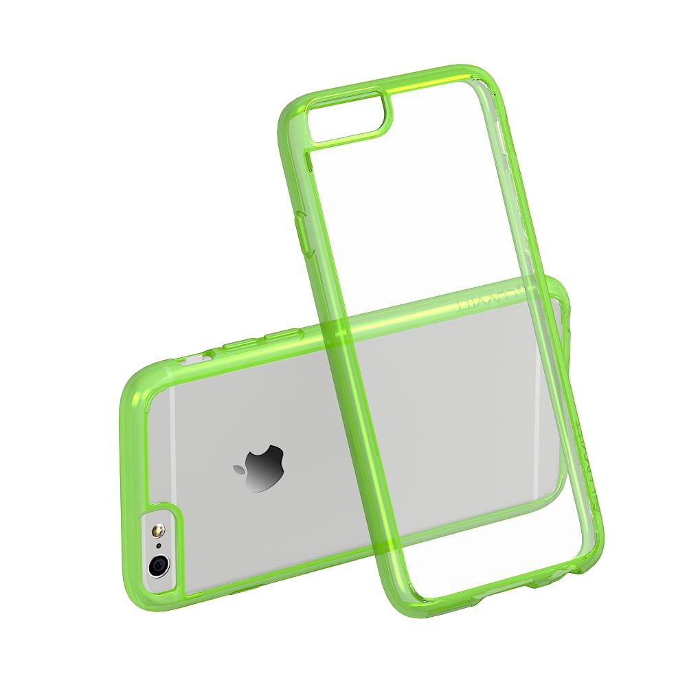 LUVVITT CLEARVIEW Case for iPhone 6S / 6 | Hybrid Back Cover - Neon ...
