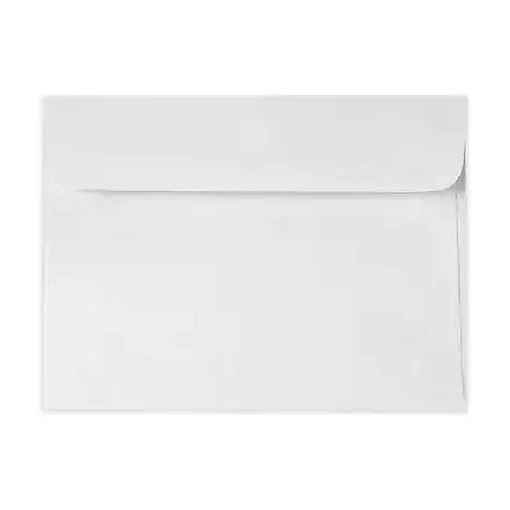 LUX 5 1/2 x 8 1/2 Booklet Envelopes 50/Pack 24lb. Bright White (49420 ...