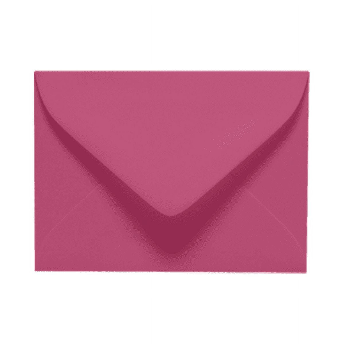 LUX 70lb 2 11/16"x3 11/16" #17 Mini Envelopes W/Glue Magenta Pink 500 ...