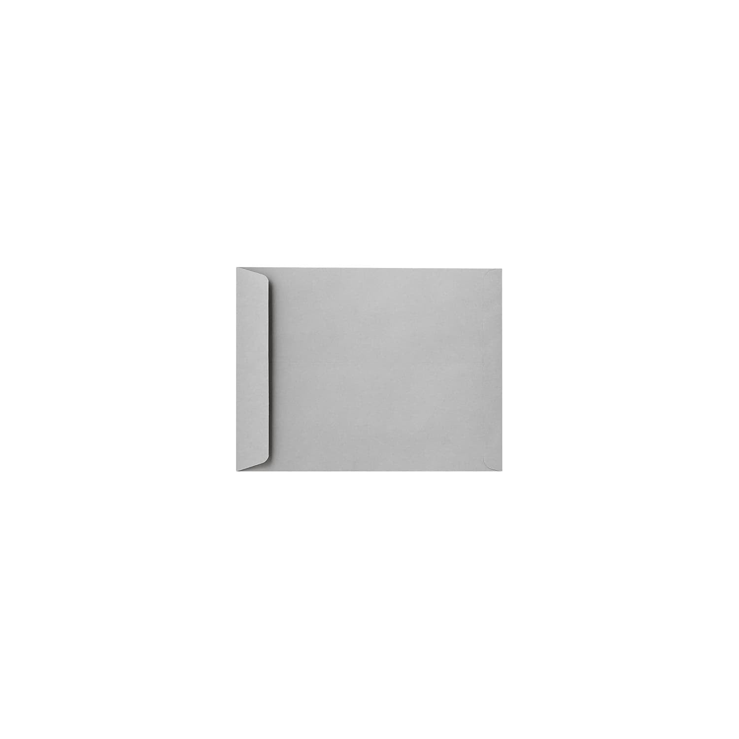 LUX 8 1/2 x 10 1/2 Open End Envelopes 50/Pack 28lb. Gray Kraft (4892-GK ...