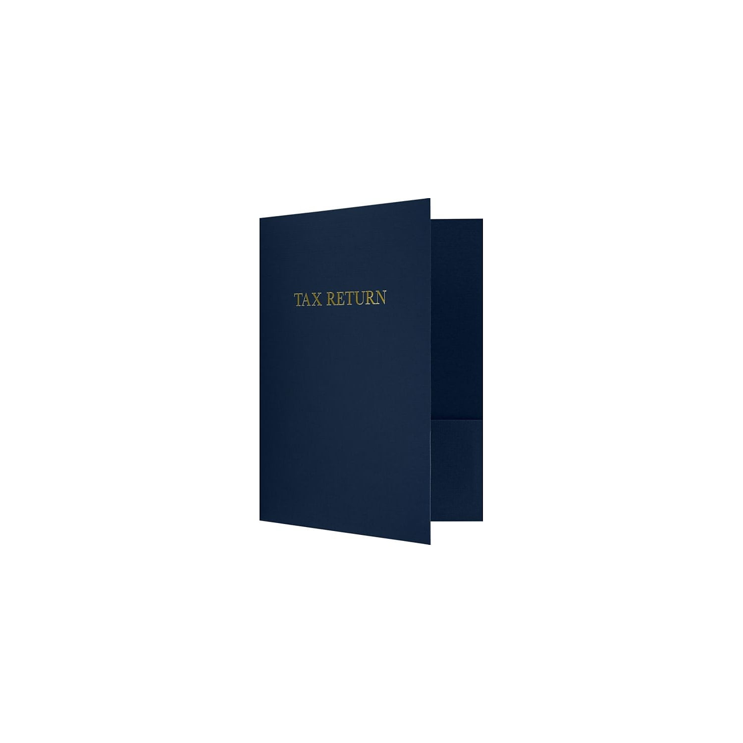 LUX 9 x 12 Tax Return Folders Standard Two Pocket 50/Pack Dark Blue ...