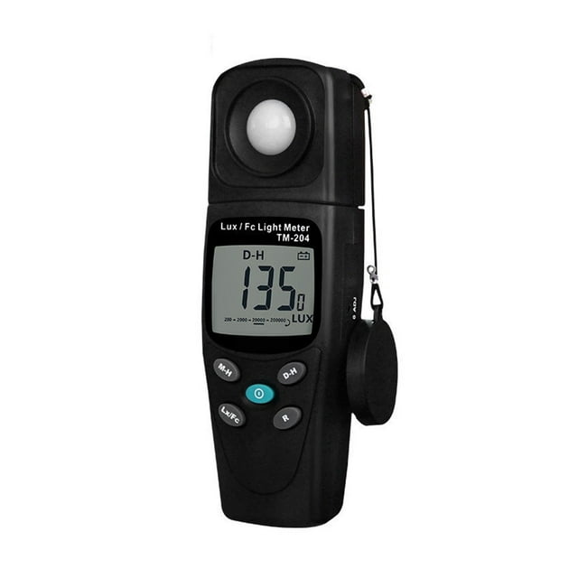 LUX/FC Light Meter Digital Luxmeter 200,000 Lux Light Meter Test ...