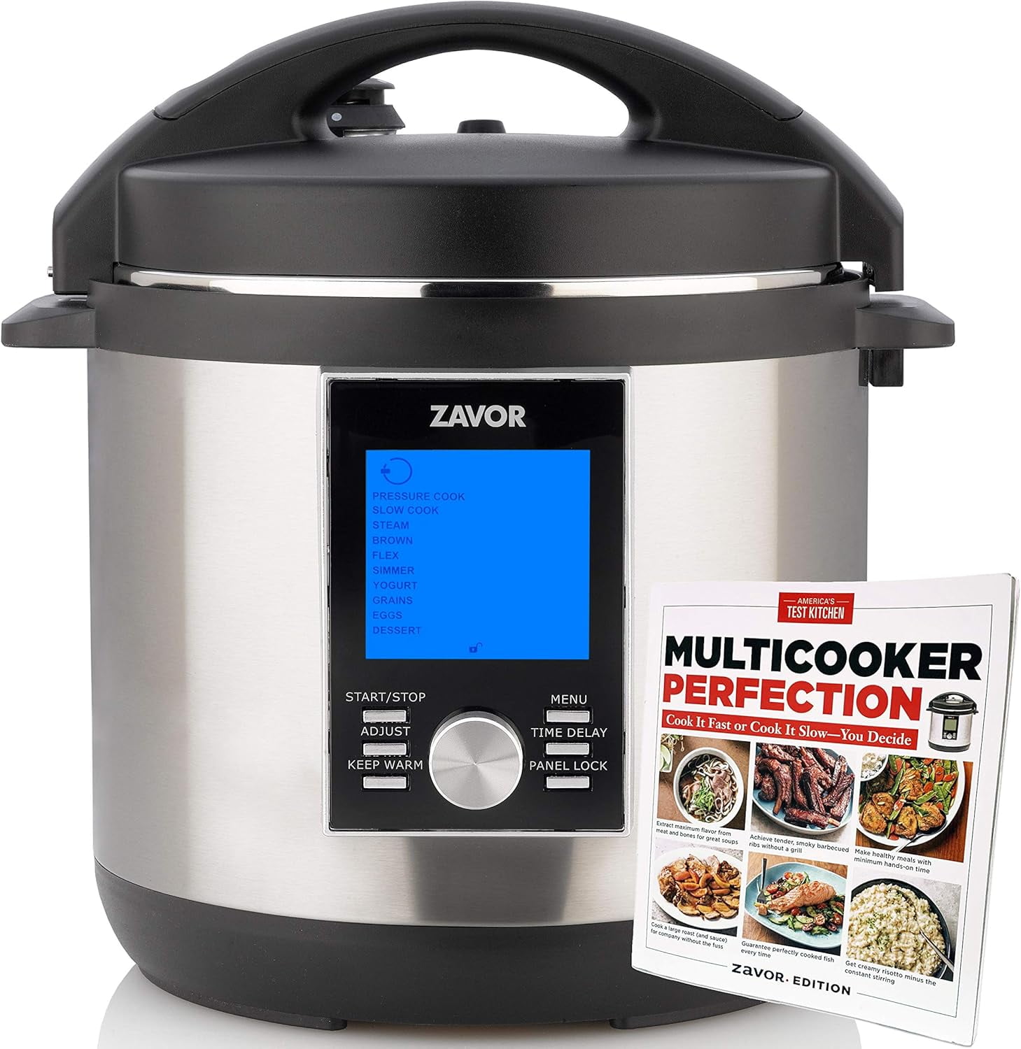 LUX LCD 6 Quart Multi-cooker with America's Test Kitchen Multicooker ...