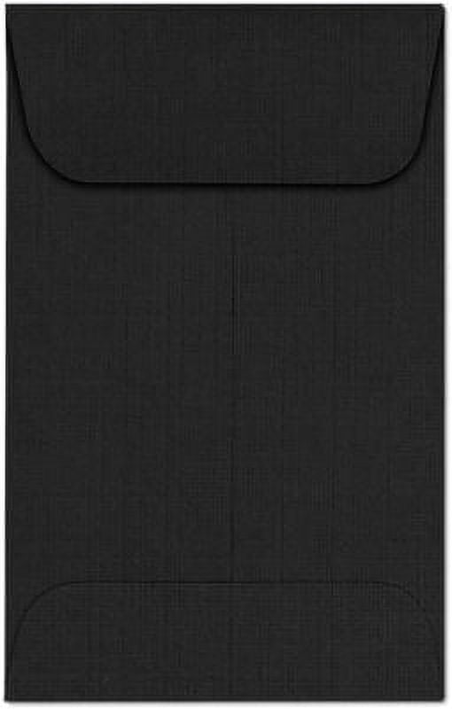 LUX Paper #1 Coin Envelopes, Black Linen, 2.25 x 3.5 inches, 1000/Pack ...