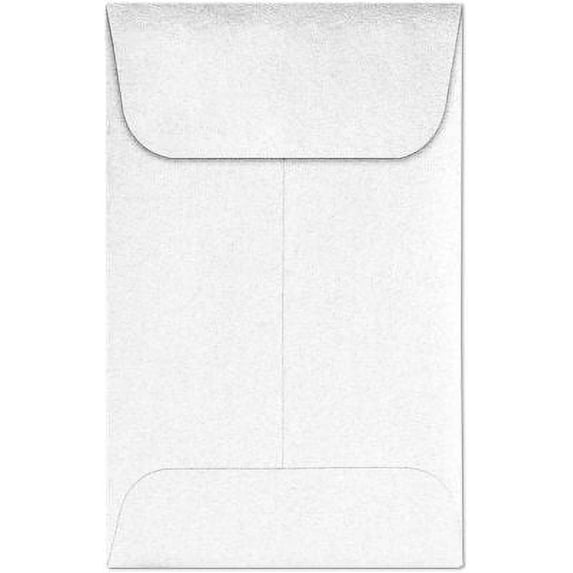 LUX Paper #1 Coin Envelopes, Crystal Metallic, 2.25 x 3.5 inches, 250 ...