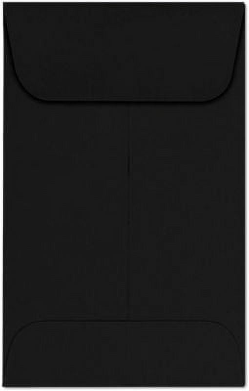 LUX Paper #1 Coin Envelopes, Midnight Black, 2.25 x 3.5 inches, 1000 ...