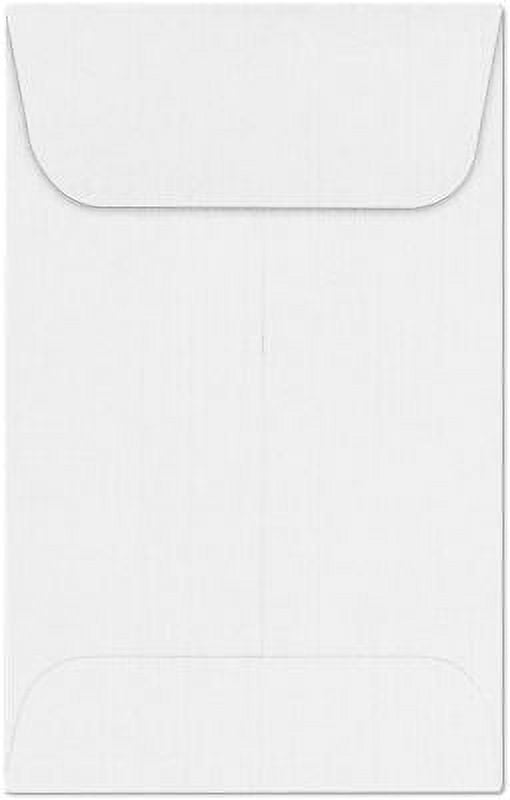 LUX Paper #1 Coin Envelopes, White Linen, 2.25 x 3.5 inches, 50/Pack ...