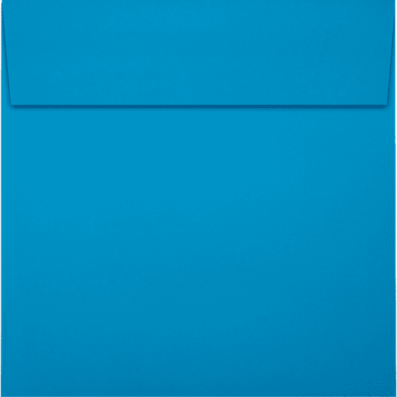 LUX Paper Square Invitation Peel & Press Envelopes, 6 1/2 x 6 1/2, Pool ...