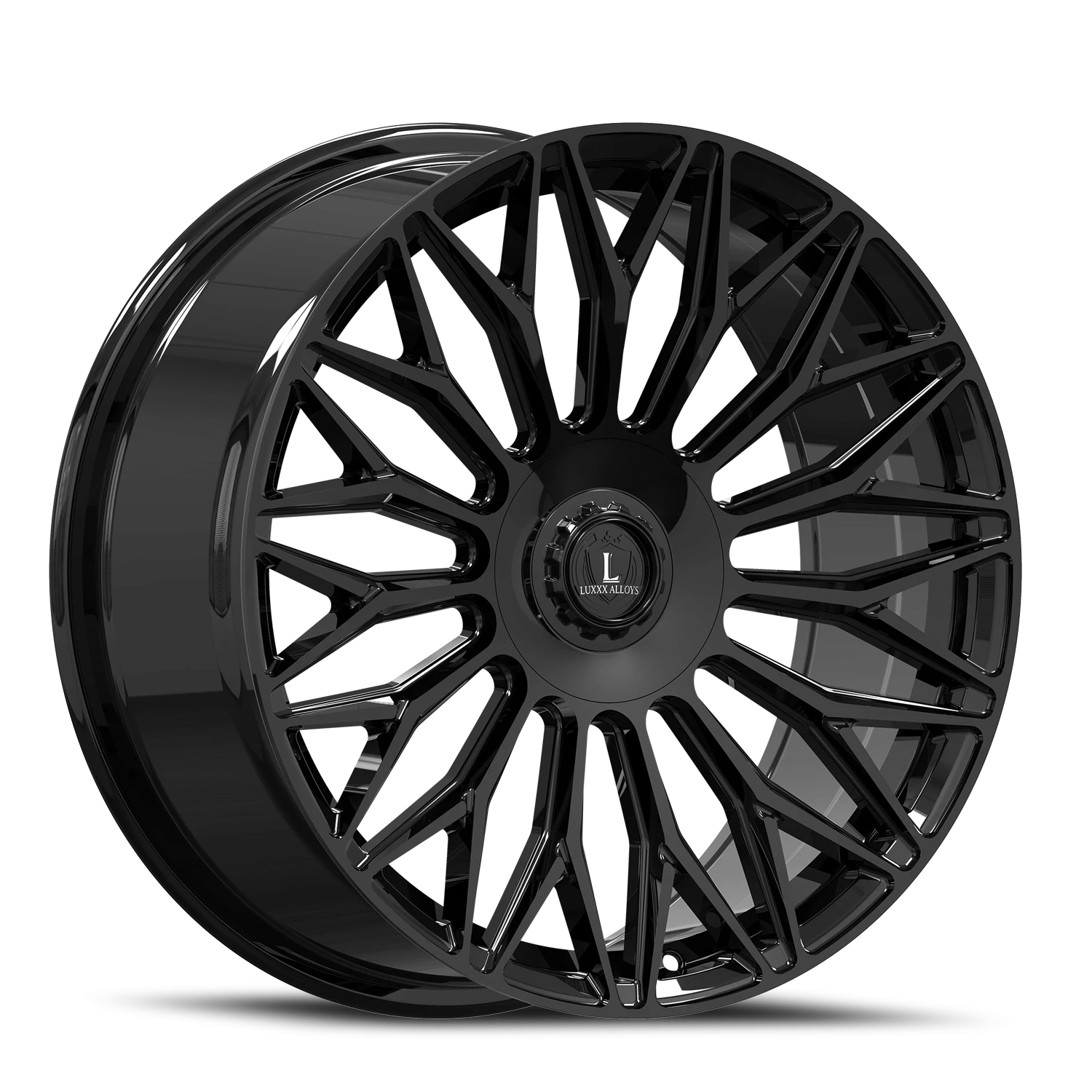 LUX53 18X8.5 5100/114.3 +35 73.1 All Gloss Black - Walmart.com