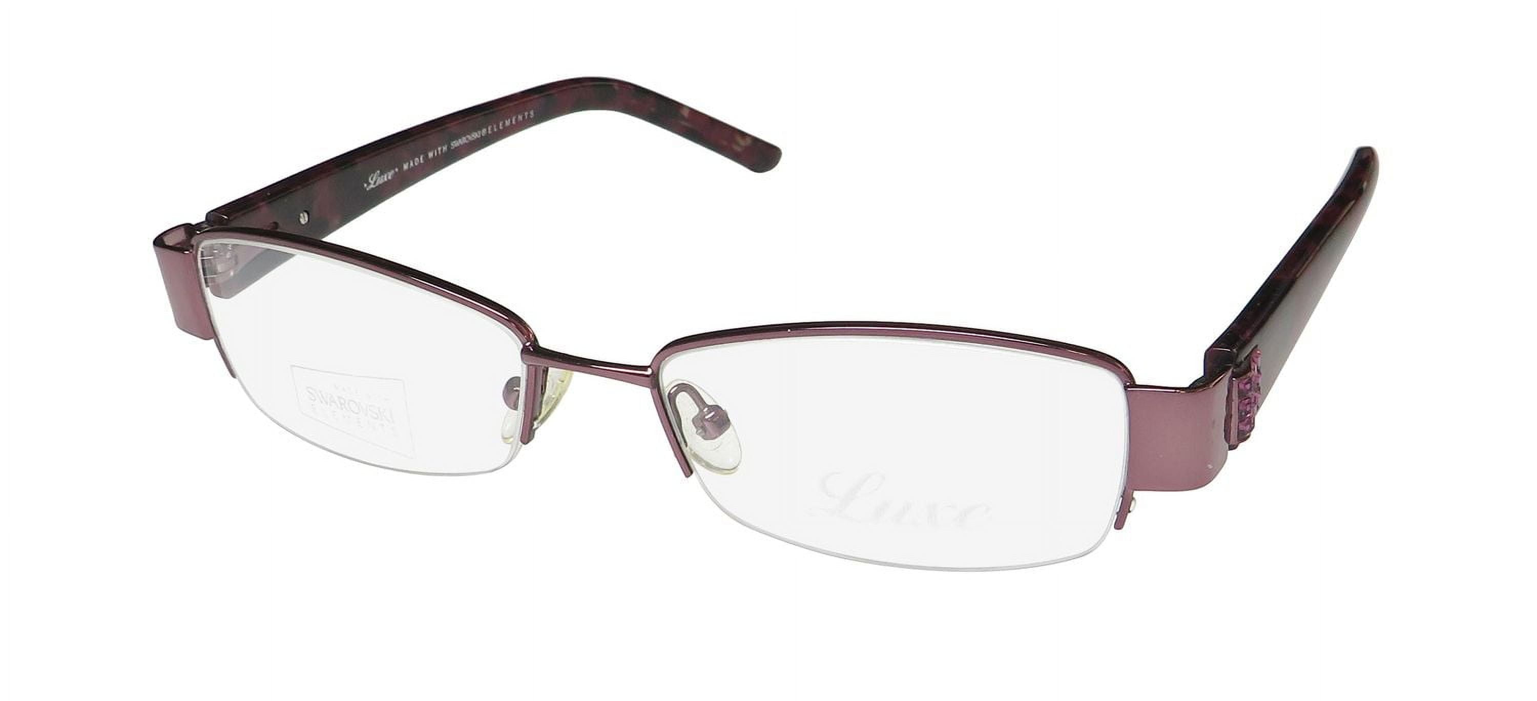 LUXE 308 EYEGLASS FRAME/GLASSES MADE WITH GENUINE SWAROVSKI ELEMENTS ...