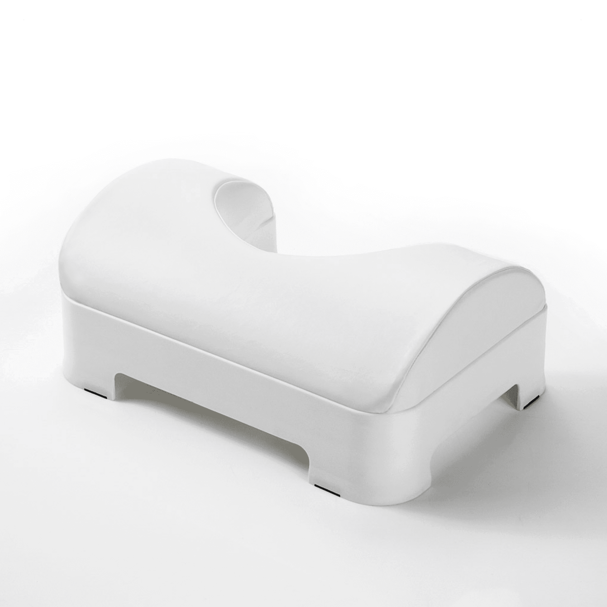 LUXE Comfort Soft & Ergonomic Toilet Footstool with Removable Cushion ...