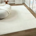 LUXE WEAVERS Abstract Cream 4x5 Area Rug for Living Room - Walmart.com