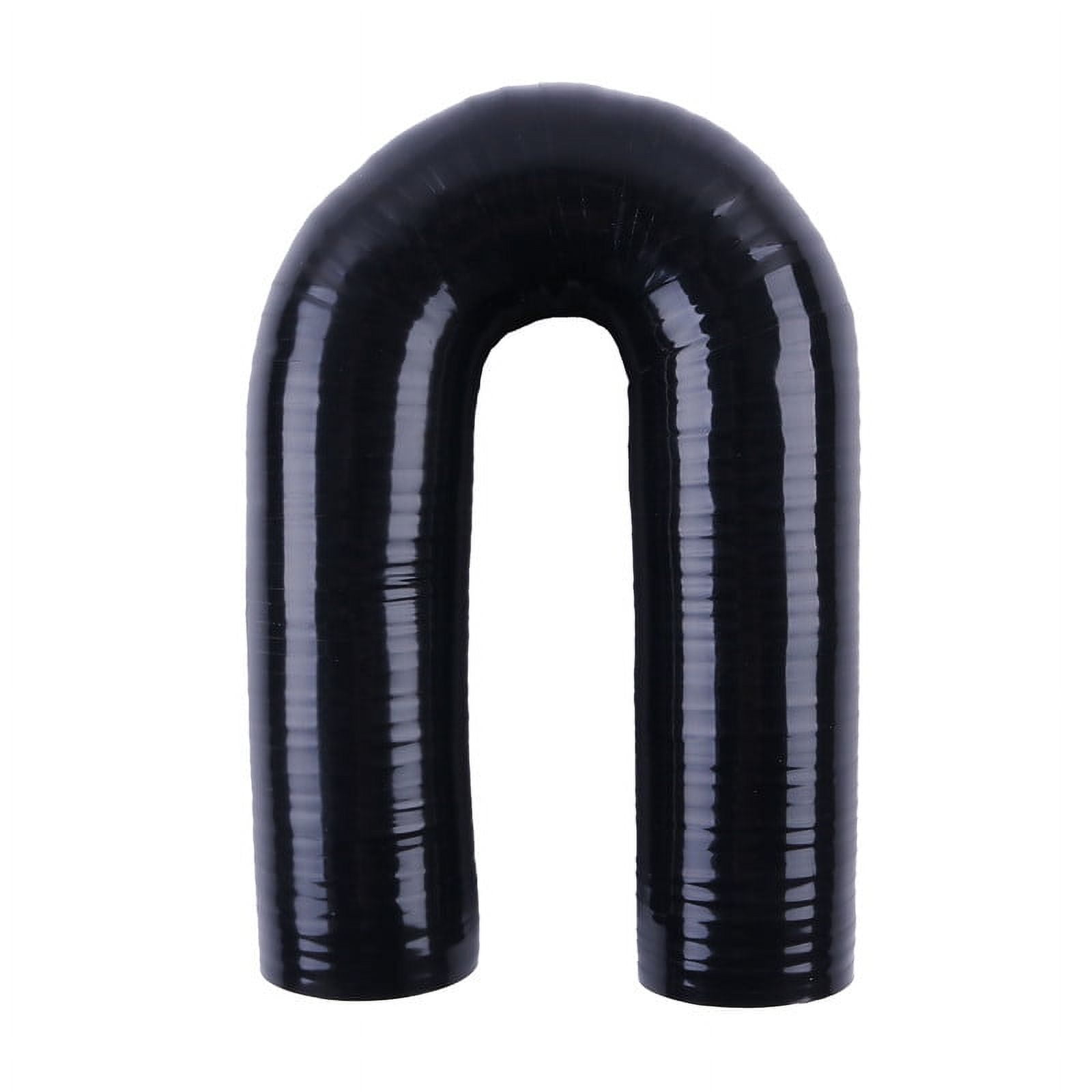 LUXERAD 180 Degree Coupler U Bend Shape Elbow Silicone Hose Pipe ID 1 ...